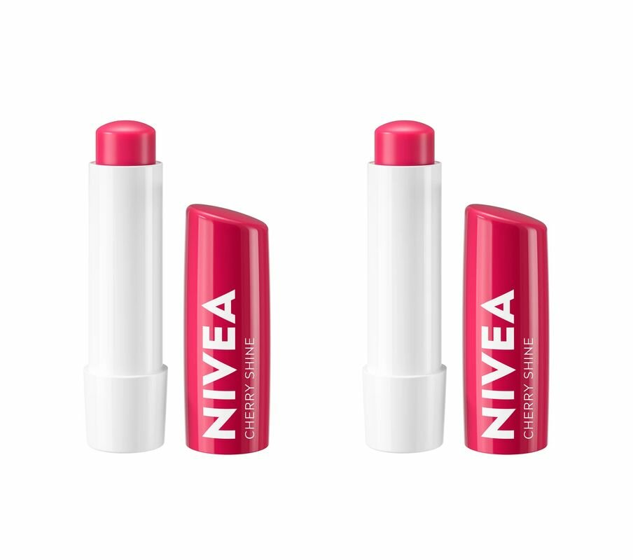 Nivea Бальзам для губ Вишня, 4,8 г, 2 шт