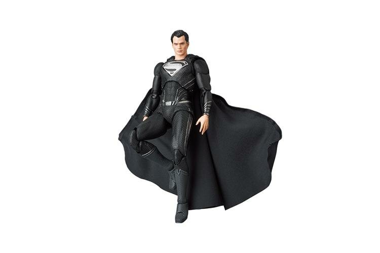 Фигурка унисекс Medicom Toy Superman Mafex Zaiji Version Justice League Black Superman, Zai Dao Version Justice League-Black Superman