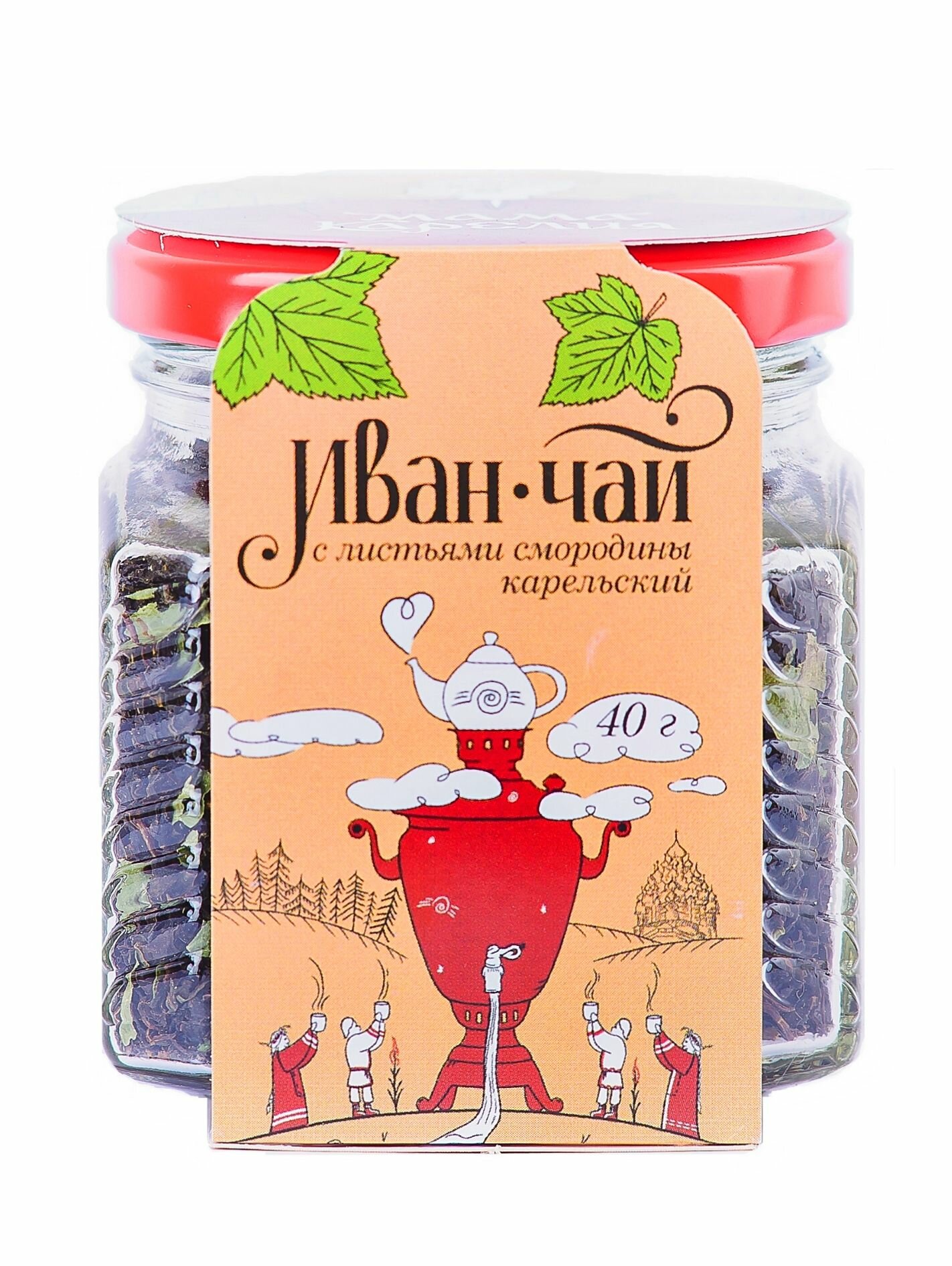 Мама карелия, иван чай ферментированный с листом смородины