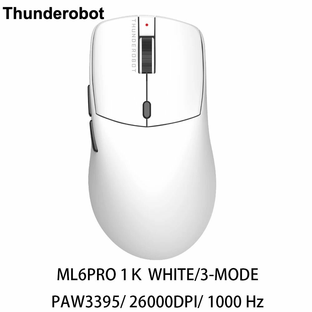 Thunderobot ML6Pro Беспроводная игровая мышь Tri Mode PAW3395 Облегченная