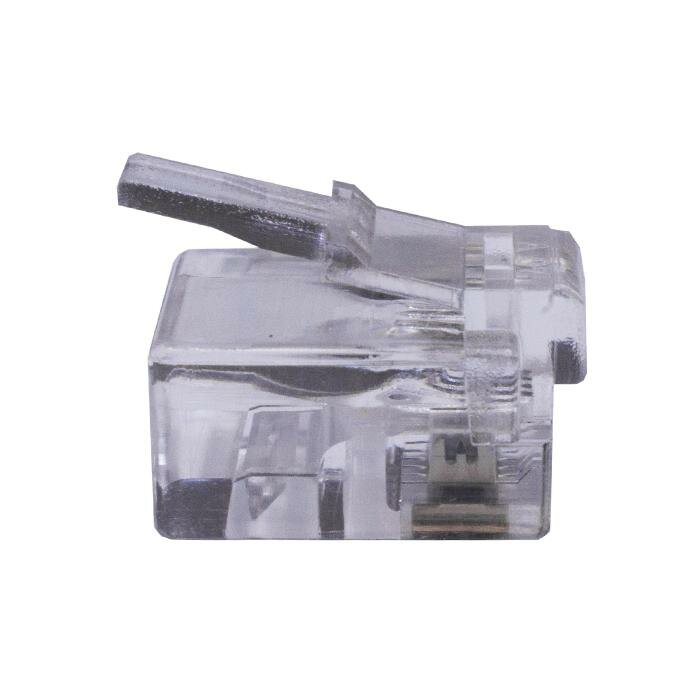 Коннектор 6P4C (RJ-11) (уп.100шт) SUPRLAN 10-0227