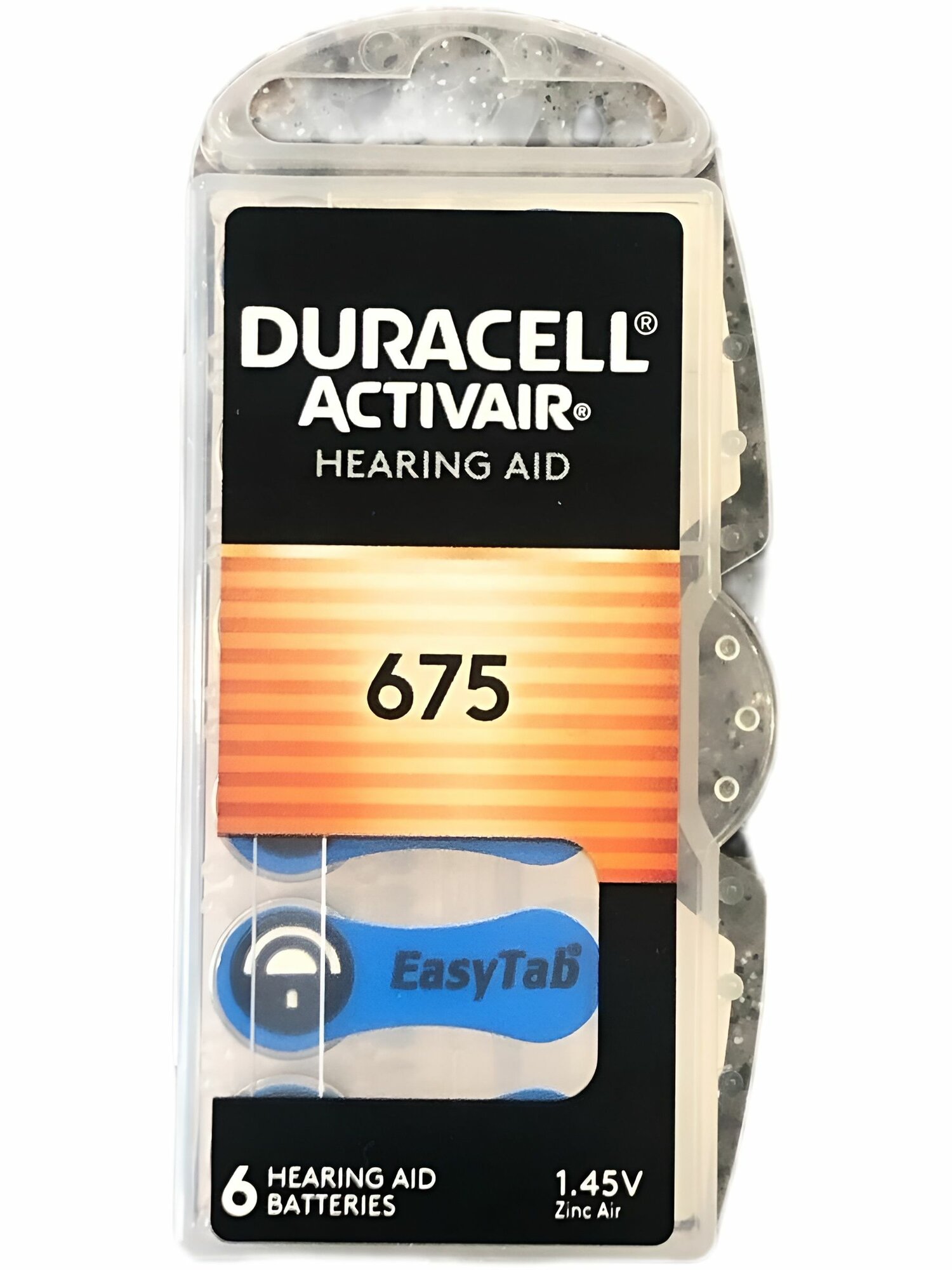 Батарейки Duracell ZA 675 -6 штук Германия 08.2029
