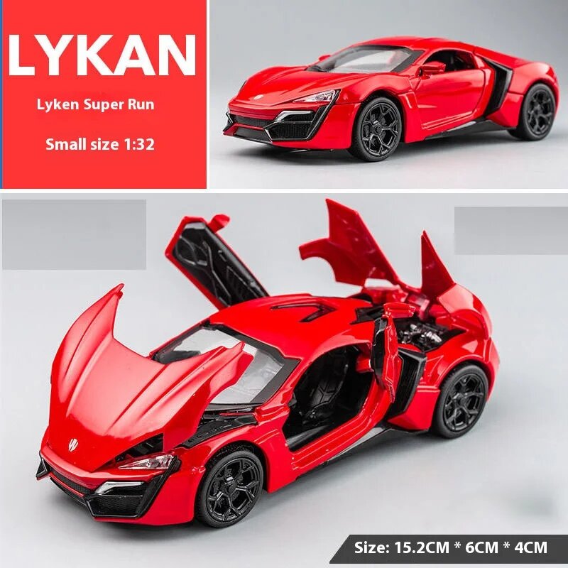 Maisto 1:32 Lykan Super Run red