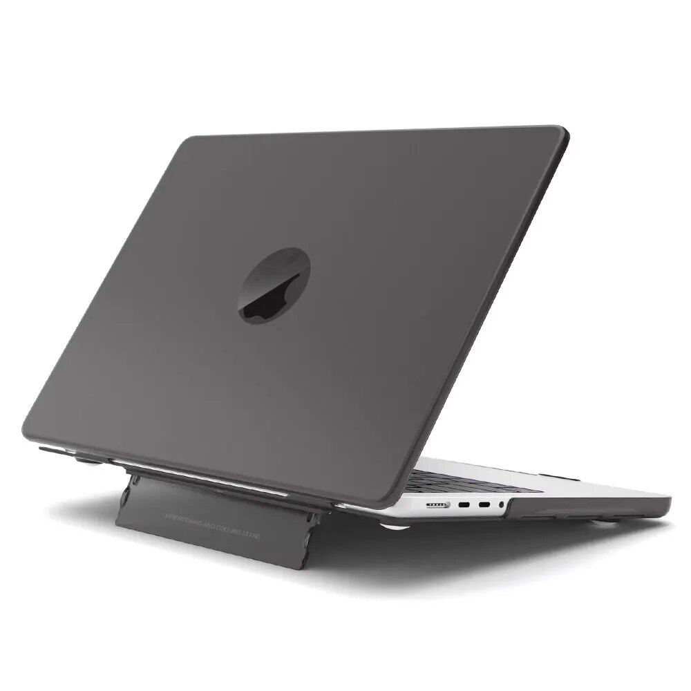 Черный чехол для Macbook Air 13/Pro 13 M1/M2