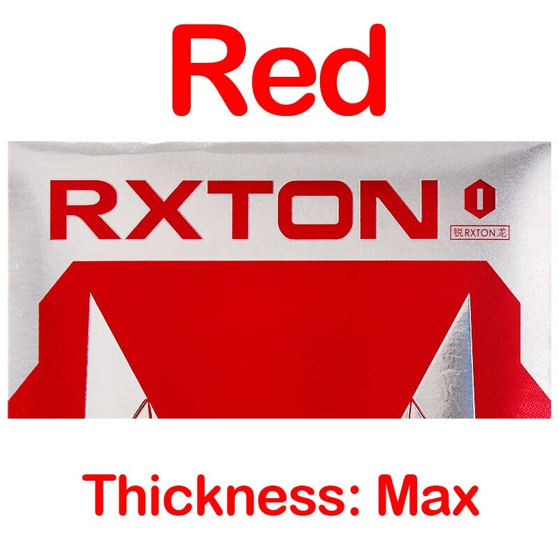 Резина для настольного тенниса RXTON Red, Thickness: Max