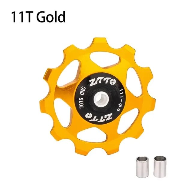 ZTTO Задний Переключатель Скоростей 11T/13T Черный Алюминиевый 11T Gold