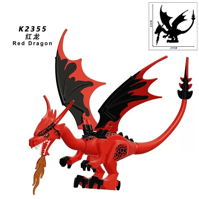 Красный дракон K2355 BEAST KINGDOM
