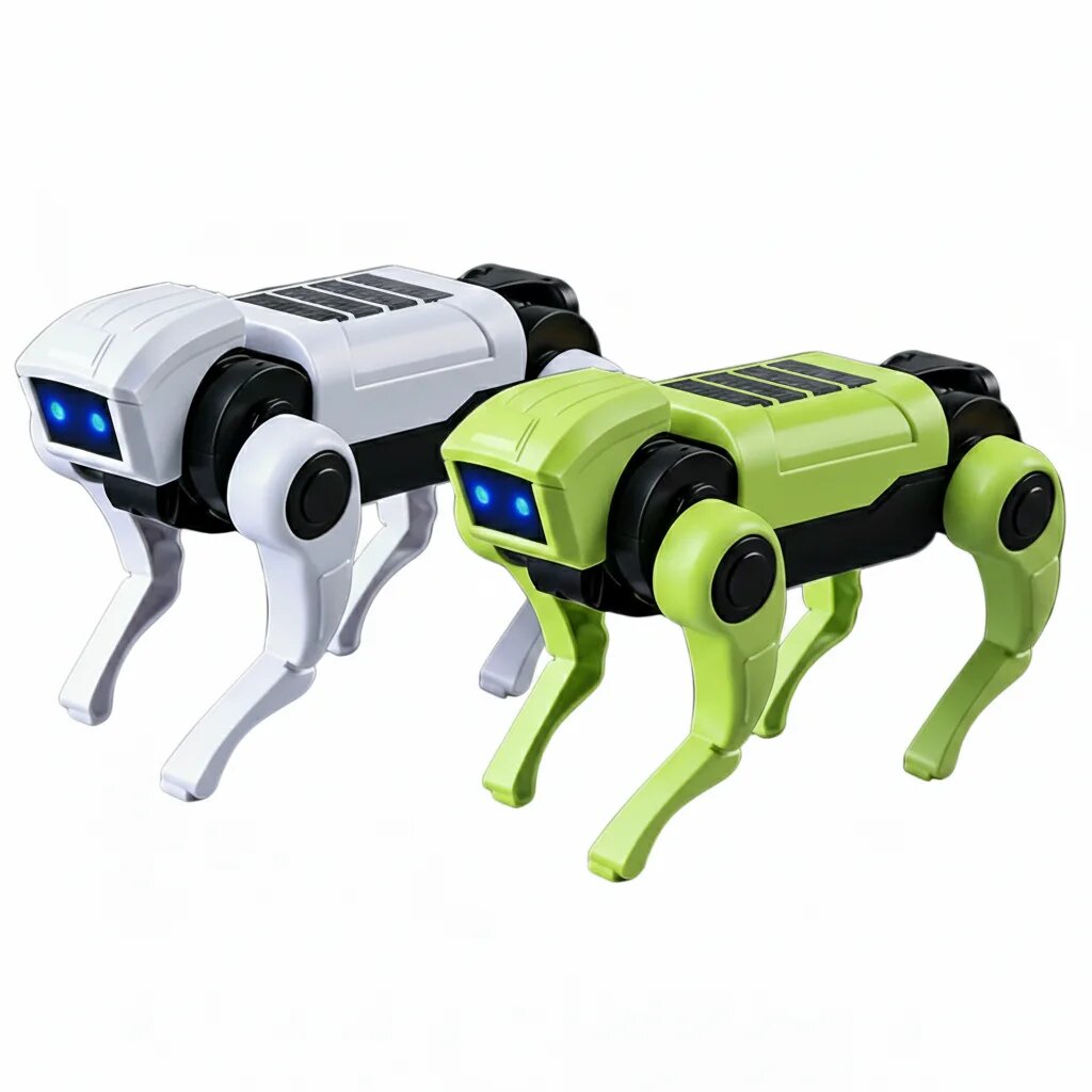 Механическая игрушка-собака RC Зеленый, AB 2PCS