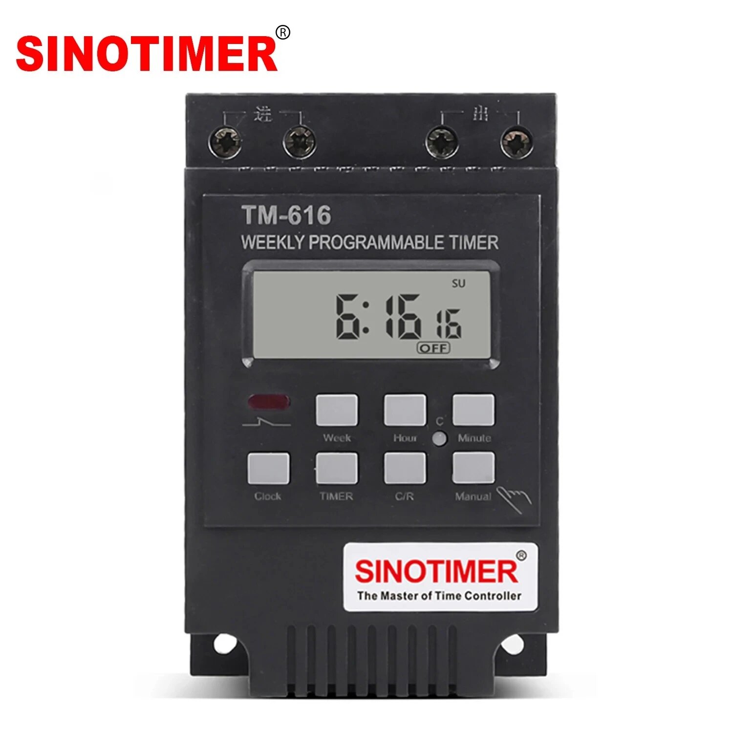 Программируемый цифровой таймер SinoTimer TM616 220В