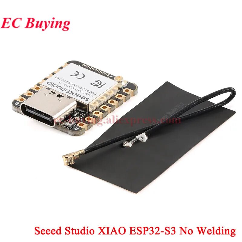 Seeed Studio XIAO ESP32S3 Sense, NoWeld, 1pc