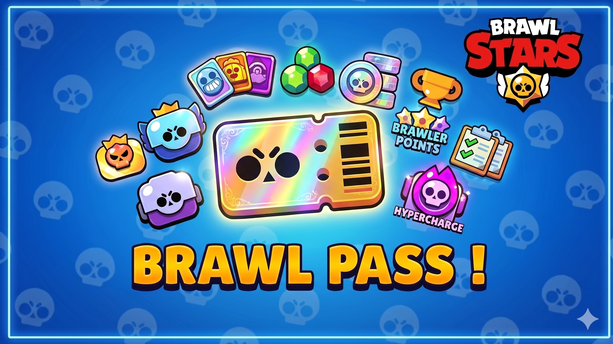 Подписка Brawl stars brawl pass 1 месяц, supercell бравл старс