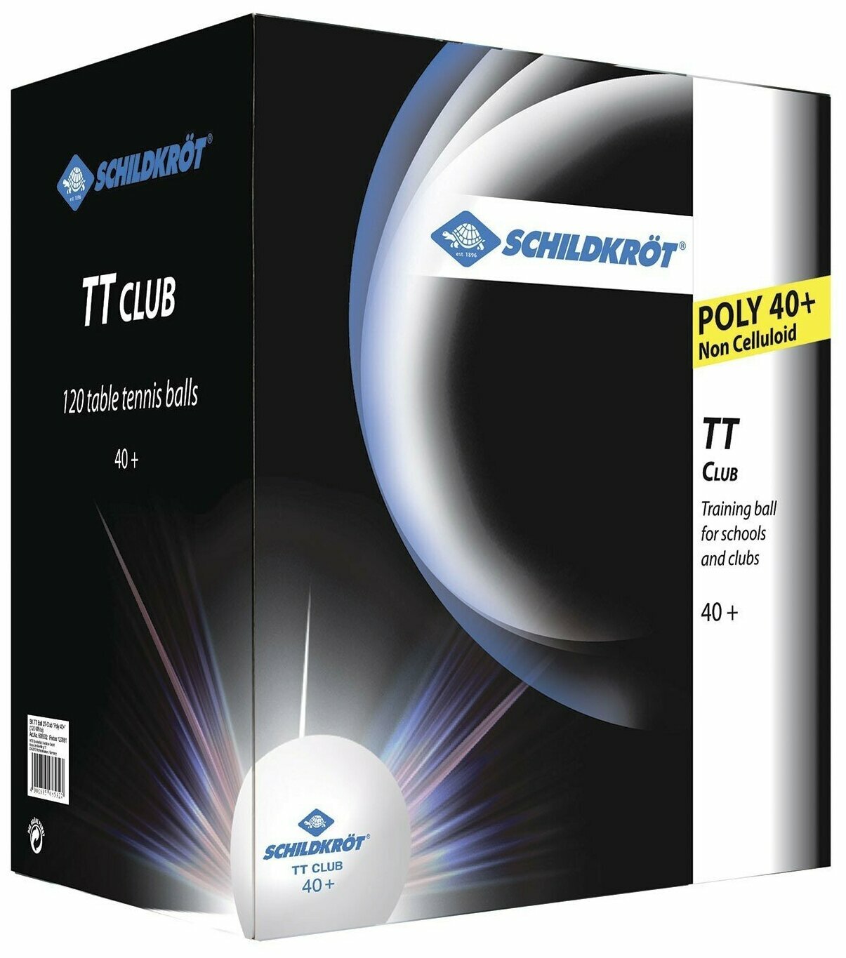 Мячики для настольного тенниса Donic 2T-CLUB 120 шт оранжевый 608538