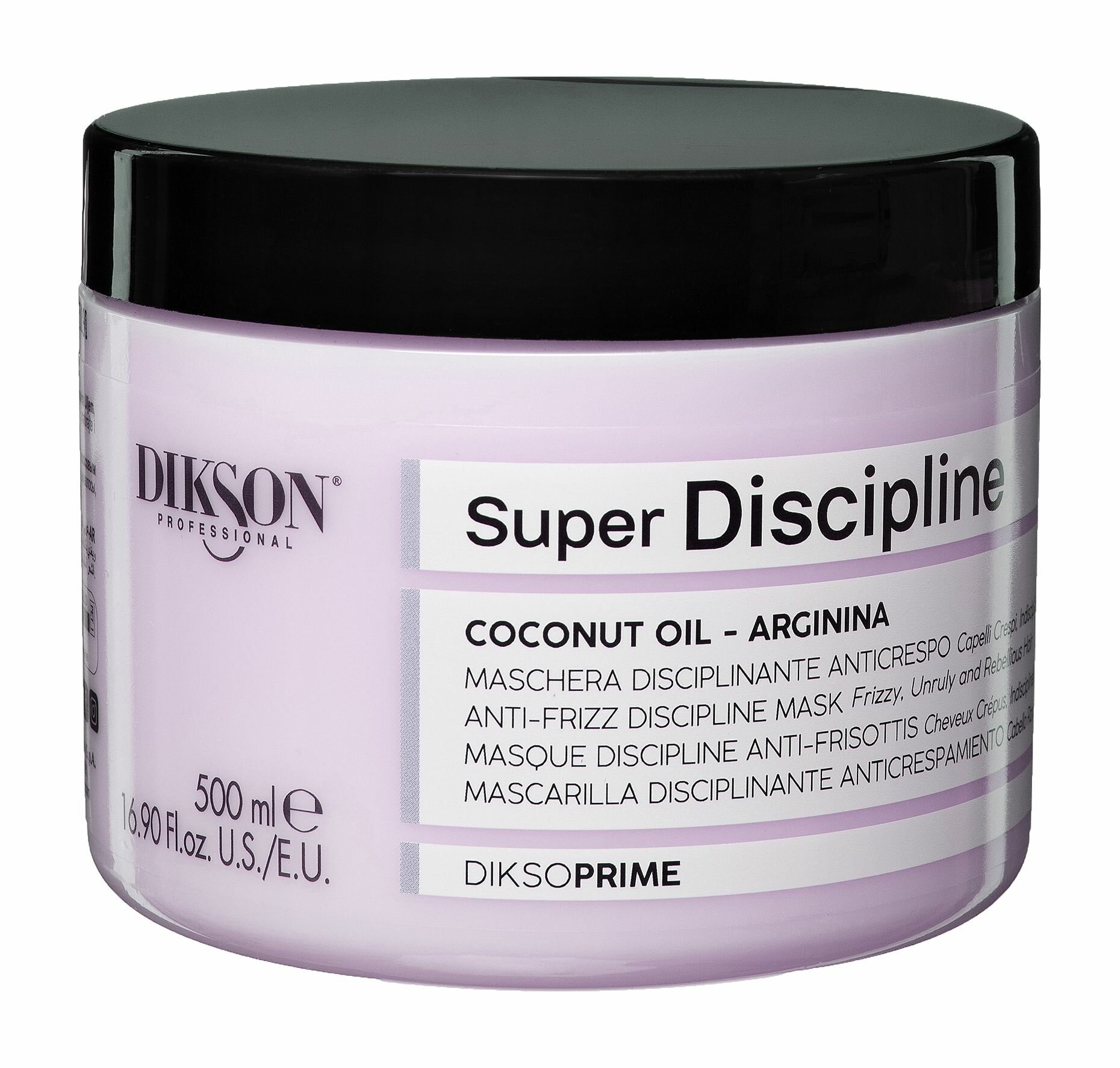 DIKSON Anti-Frizz Discipline Mask Маска для пушистых волос с кокосовым маслом, 500 мл
