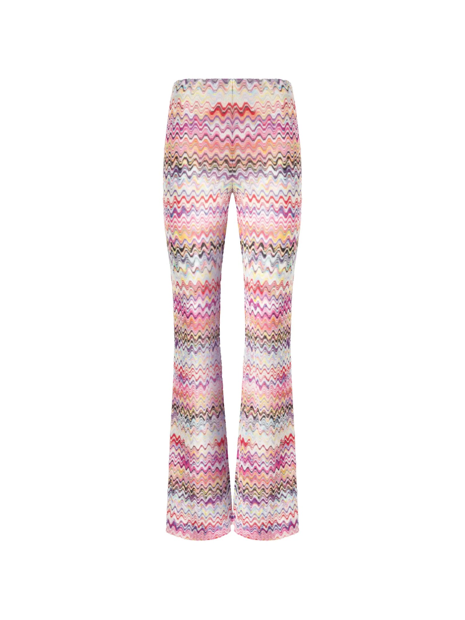 Брюки Zigzag-knit flared trousers