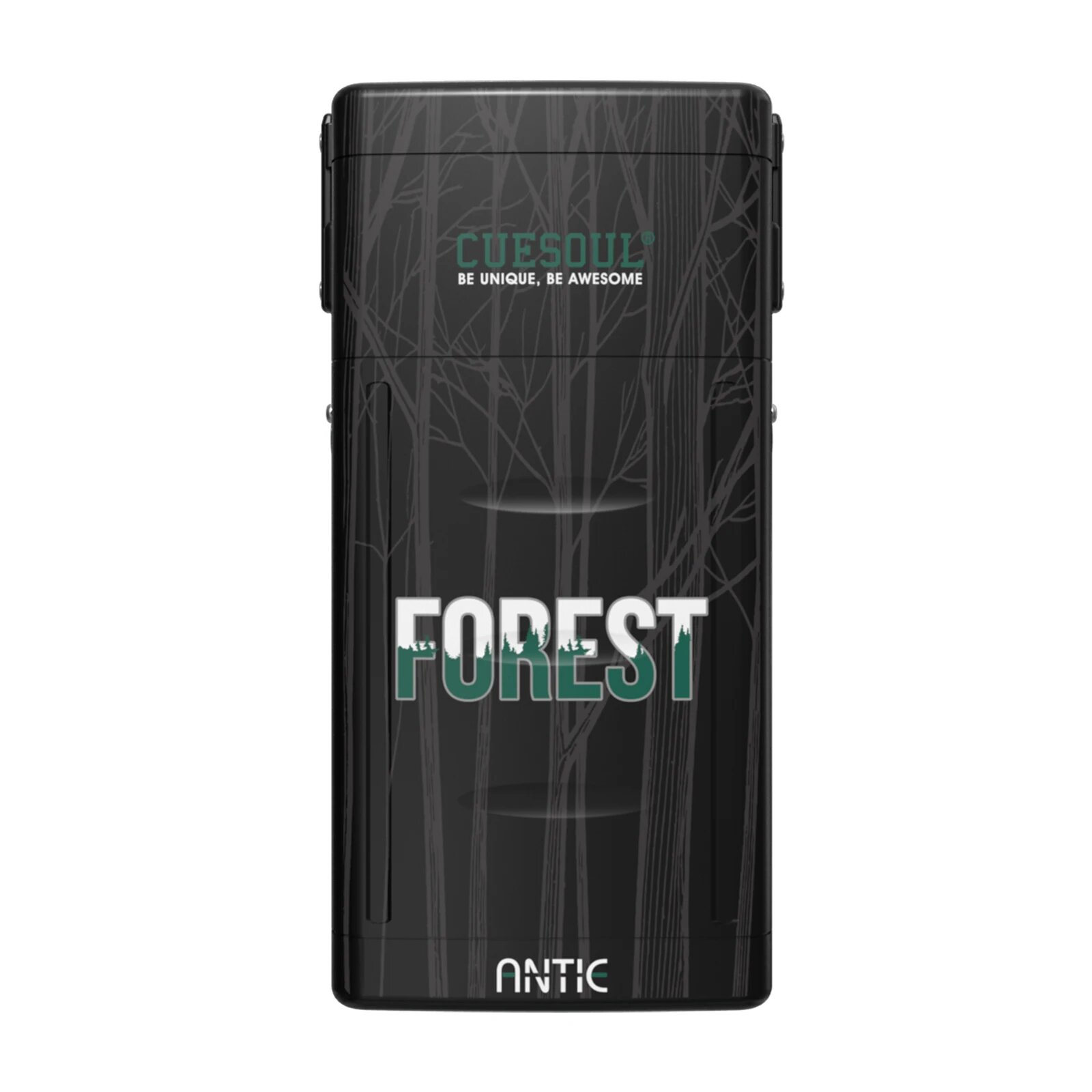 Черный футляр для дротиков CUE SOUL ANTIE FOREST