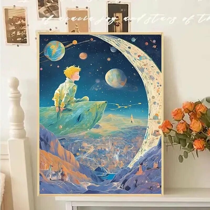 Картина по номерам 40x50 с рамкой, антистресс раскраска для взрослых