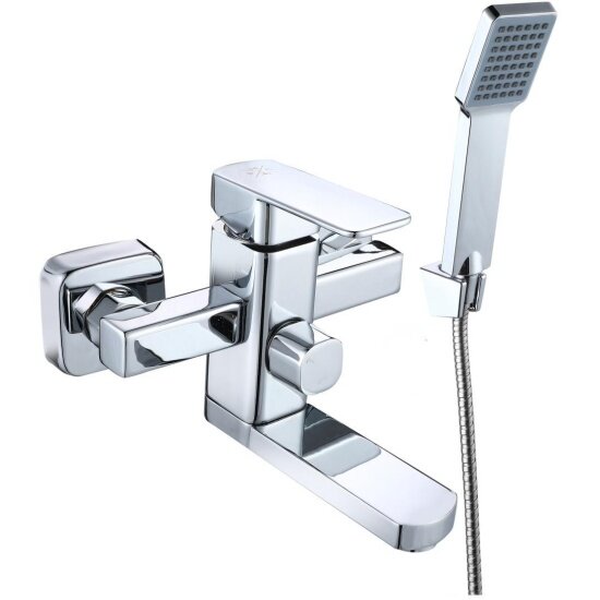 Смеситель для ванны Рмс с душем SL144-009E , Хром