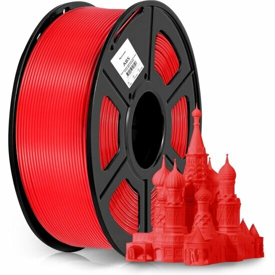 Пластик для 3D принтера Cactus 3D CS-3D-ABS-1KG-RED ABS d1.75мм 1кг 1цв.