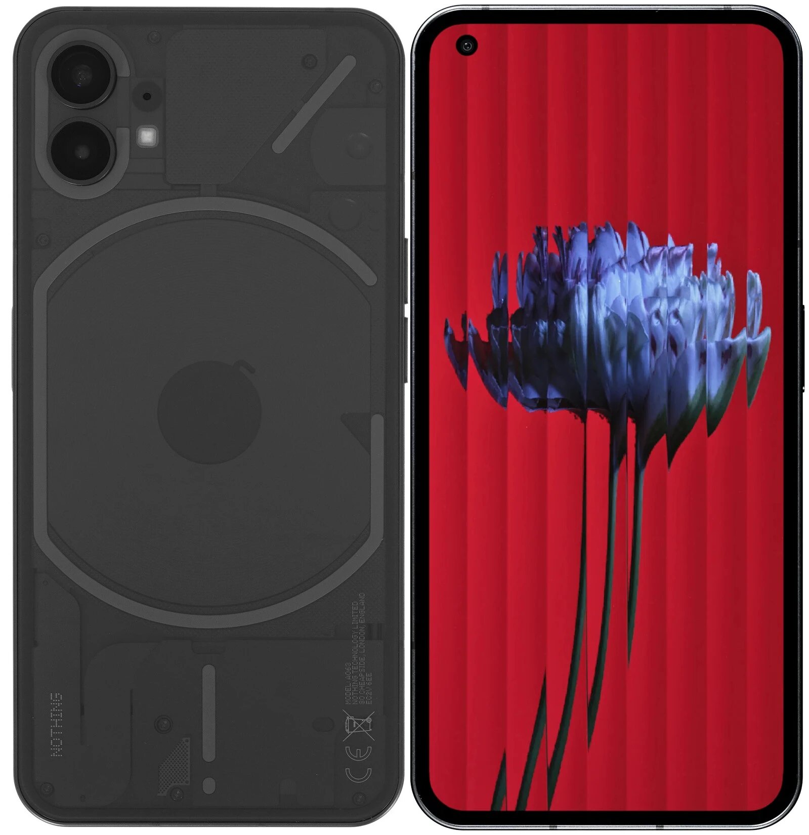 Смартфон Nothing Phone 1, Android, 8 ГБ/256ГБ, NFC, OLED, 120Гц, 6,55", черный