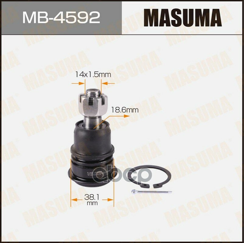 Шаровая оора MASUMA front low NISSAN AD / ##Y11 Masuma арт. MB4592