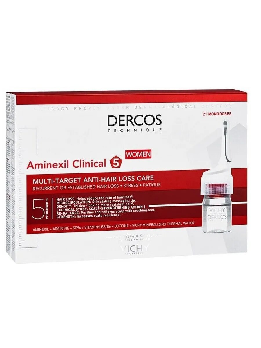 Средство против выпадения волос Виши (Vichy) Dercos Aminexil