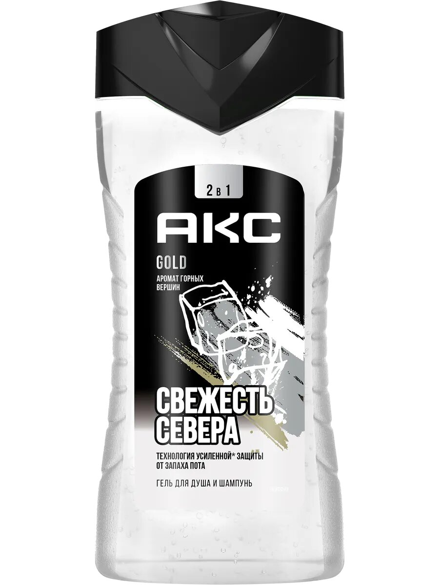 Гель для душа мужской АКС Gold, 250мл