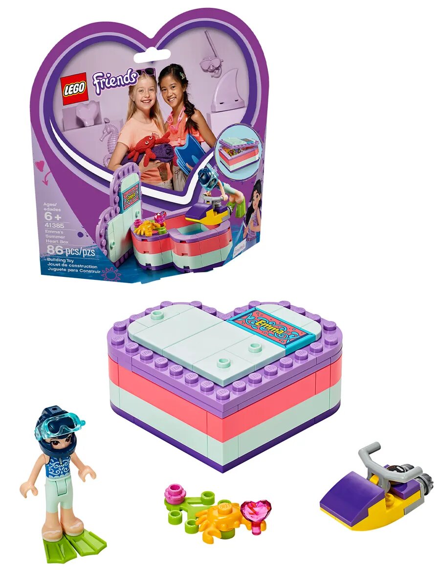 Конструктор LEGO Friends "Летняя шкатулка Эммы", 86 элементов, от 6 лет