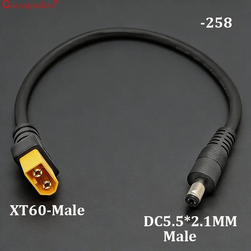 Кабель XT60-DC5.5*2.1 мм ChengHaoRan, черный