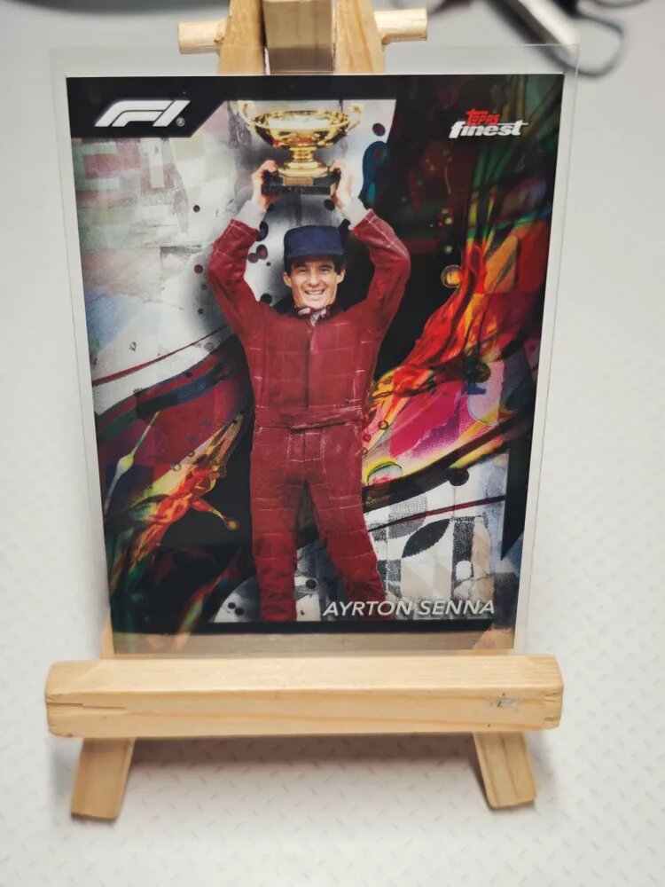 2024 Topps Finest Набор карточек для коллекционирования F1 SENNA 92