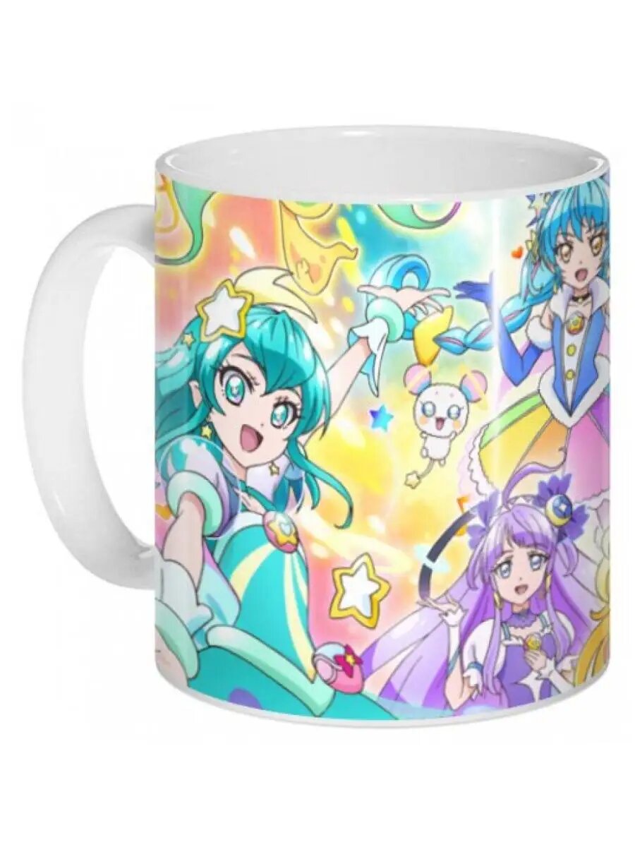 Кружка Star Twinkle Precure Cosmo, Milky, Selene