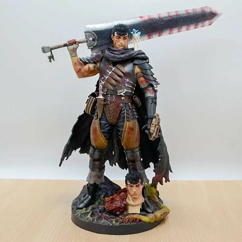 Фигурка Берсерк Гатс, Черный мечник / Berserk Guts, Black Soldier (32см)no box