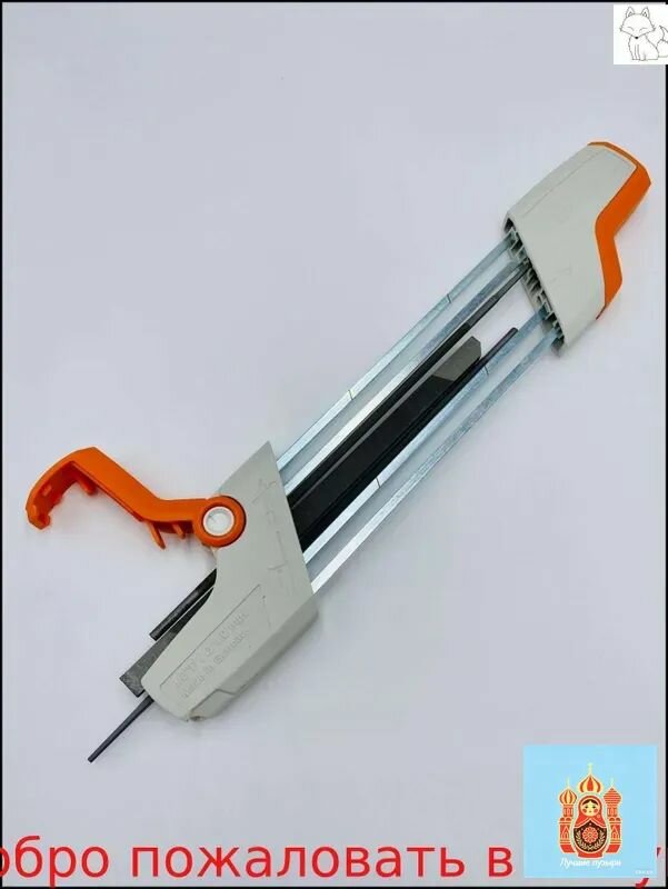 Комплект для Заточки Пильных Цепей Stihl 4,0 мм с Шагом 3/8" P: Все в Одном для Бензопилы