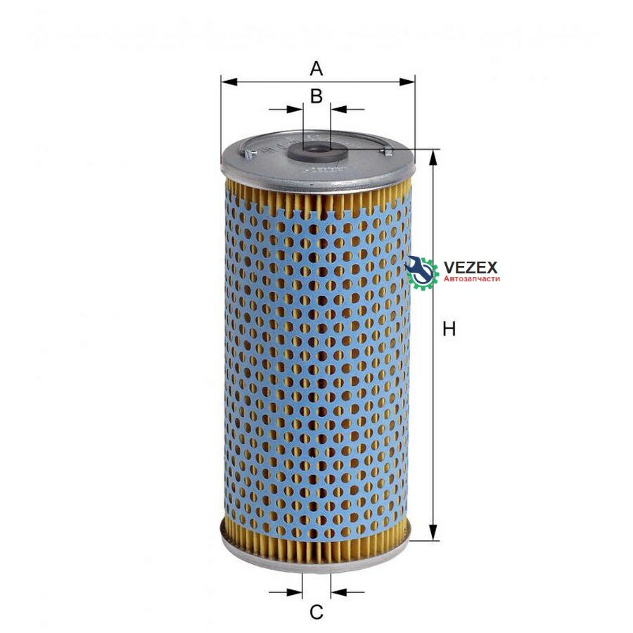 HENGST FILTER E153HD25 фильтр масляный!\ MB W210/W124/W140 4.2-5.0 M119 91>