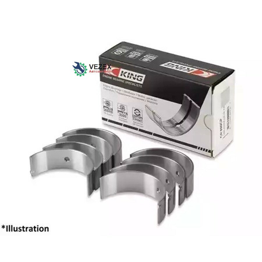 KING-BEARINGS CR4512SI0.25 Вкладыши шатунные