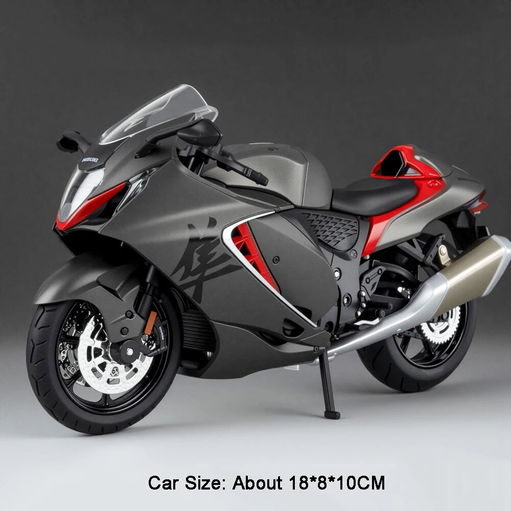 Модель мотоцикла Suzuki Hayabusa, Hayabusa Grey, 1:12