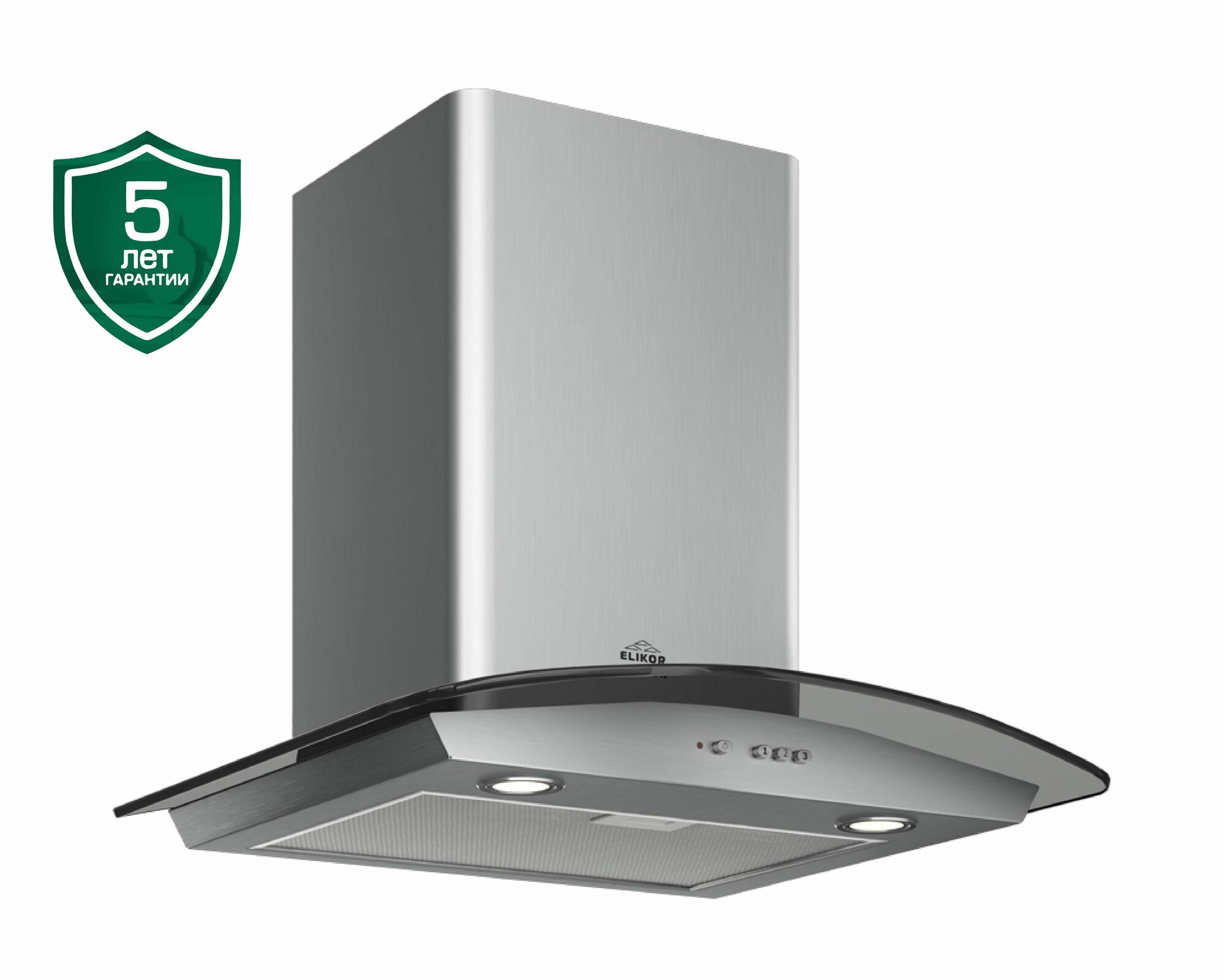 Elikor Аметист 50Н-430-К3Д 50 см Вытяжка кухонная, 430 куб. м, серебряная