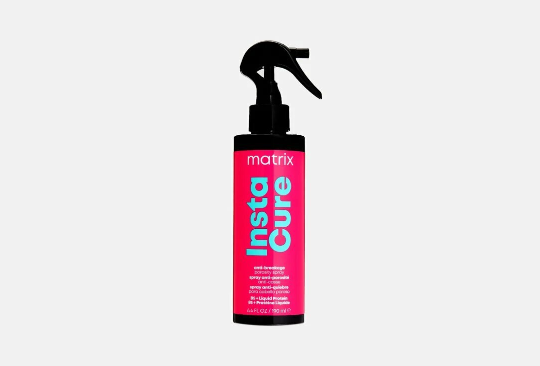 Matrix Anti-breakage Porosity Spray Total Results Instacure Спрей с жидким протеином и провитамином B5 против ломкости и пористости волос 190мл