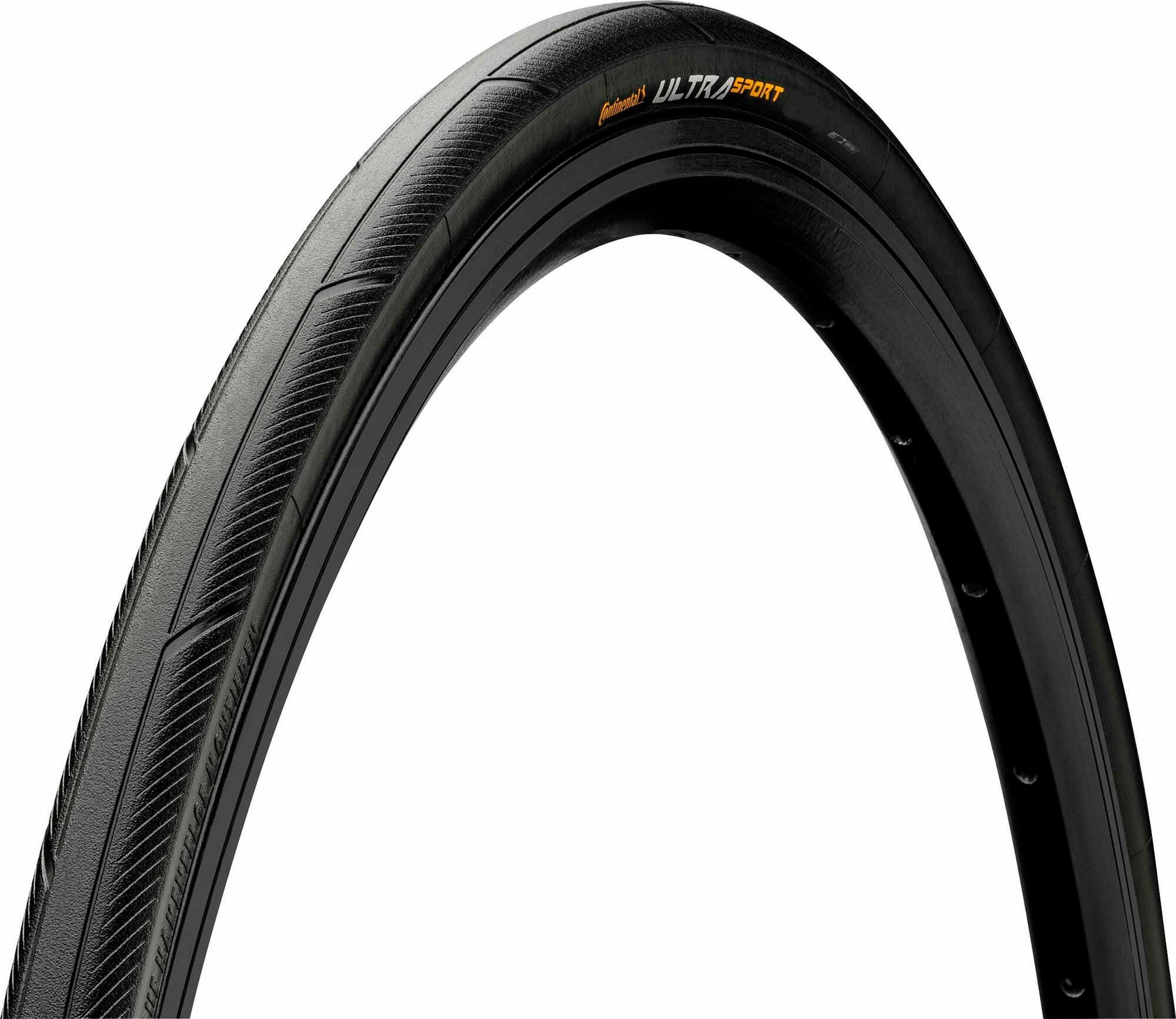 Велопокрышка 700x23C (23-622) CONTINENTAL UltraSport 3 E25 черная