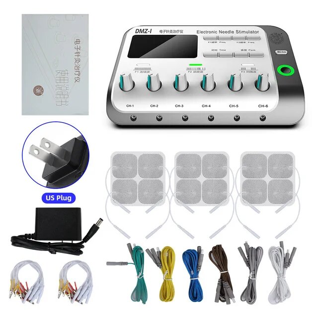 6-канальный TENS-аппарат для физиотерапии, US plug