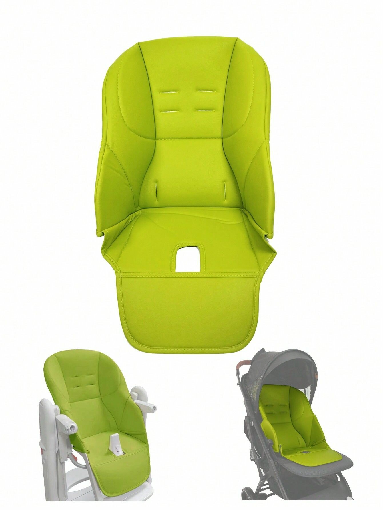 Чехол Capina из эко-кожи на стульчик Peg-Perego Tatamia/Голубой-зеленый