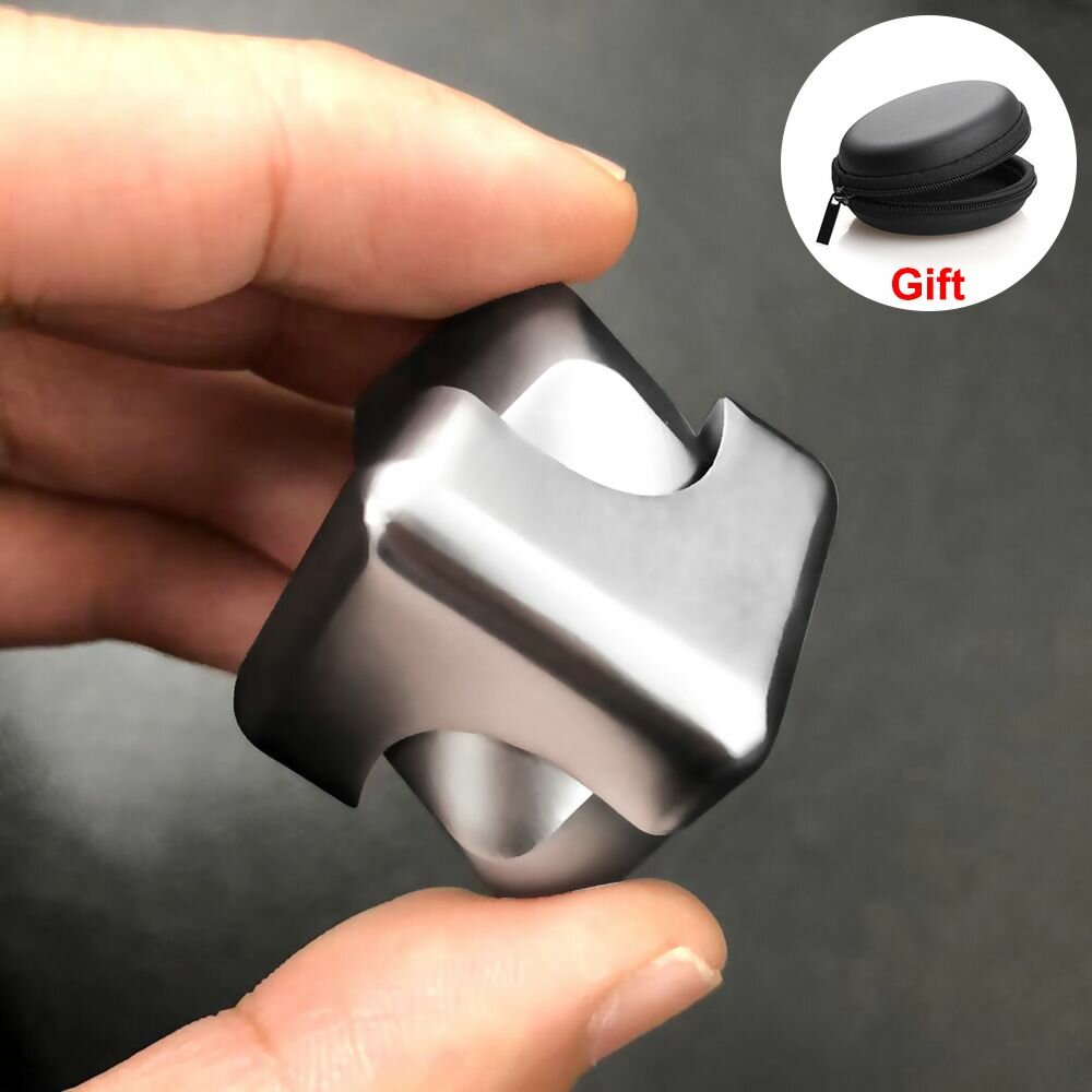 1 гироскопическая игрушка из цинкового сплава Fidget Cube для пальцев, игрушка для снятия стресса для взрослых, детский праздничный подарок
