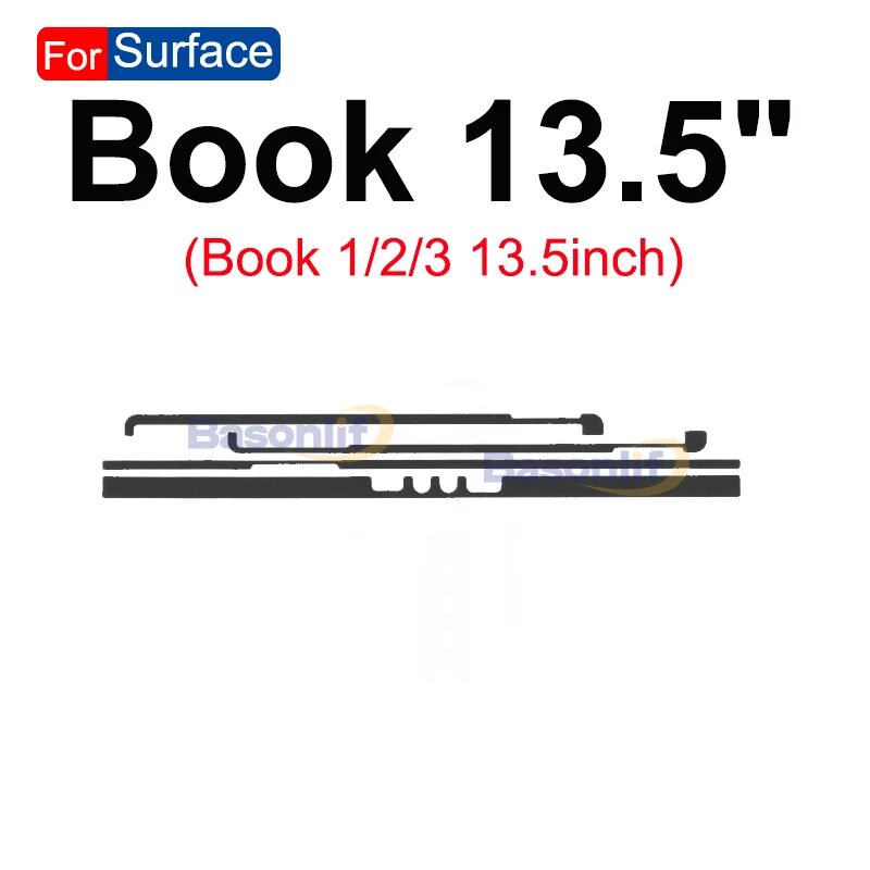 Водонепроницаемая клейкая наклейка для переднего экрана Surface Pro 5, Pro 9, Book 1 2 3--13.5inch