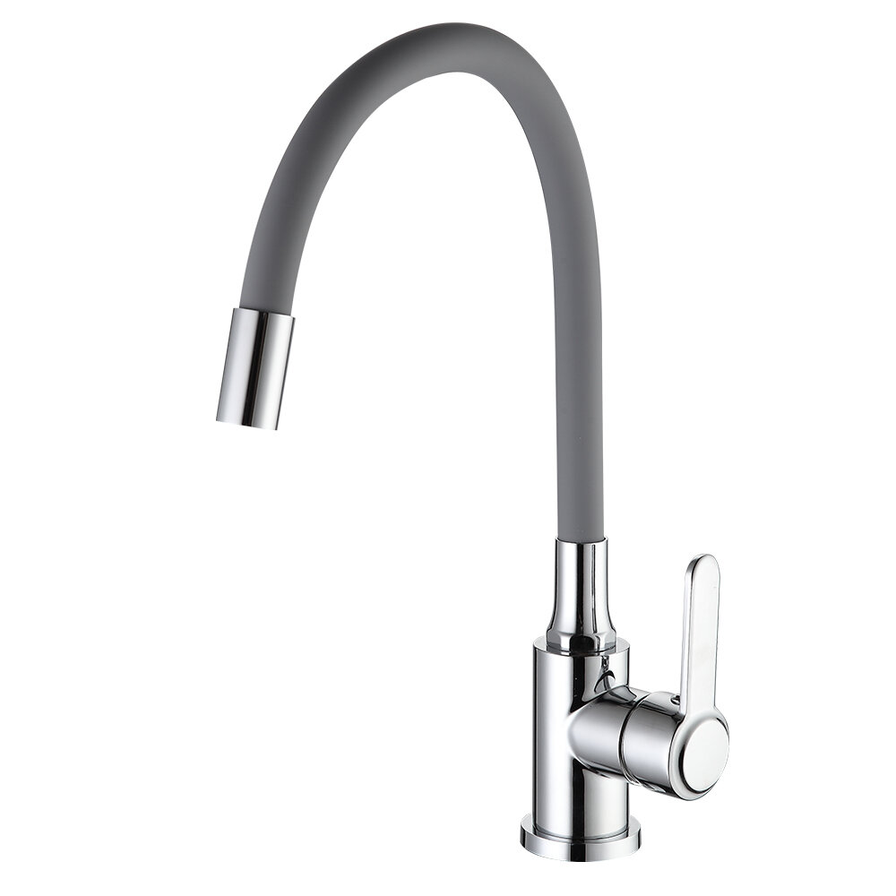 Смеситель для кухни с гибким изливом FRUD R42052-31, хром