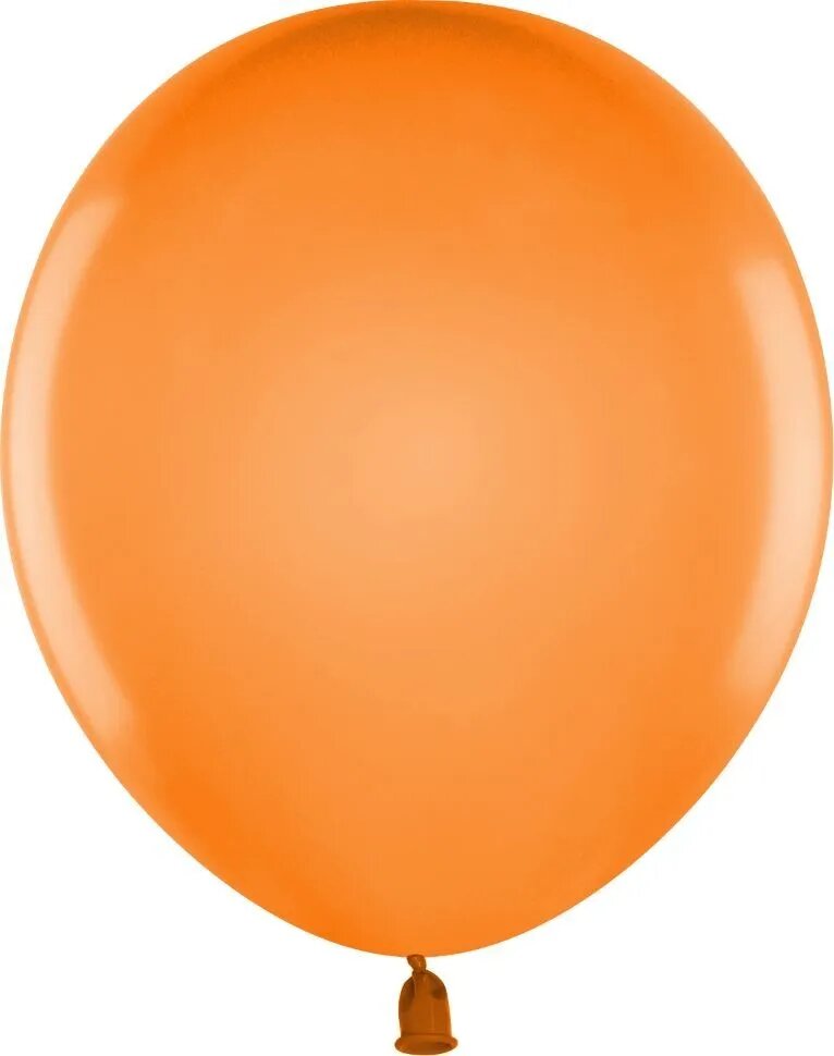 Шар (12'/30 см) Оранжевый (M28/450), металлик, 100 шт.