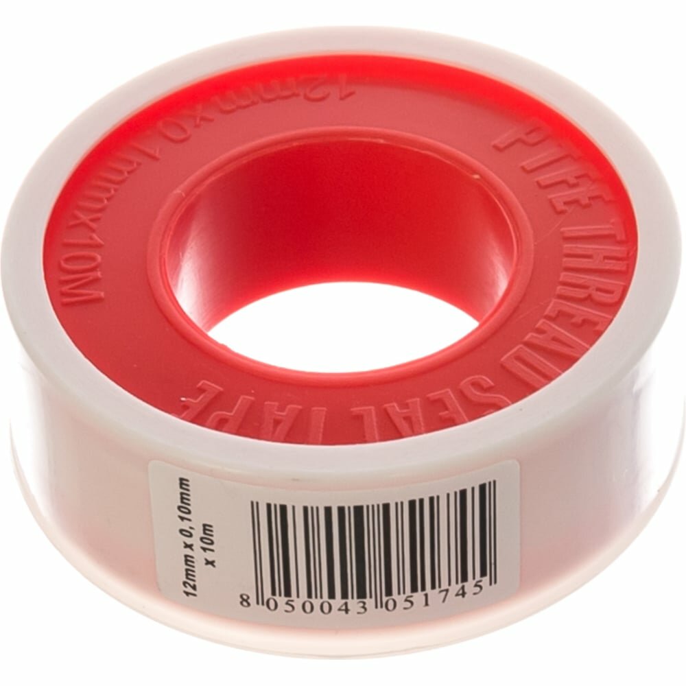 Лента-фум 12ммх0,1ммх10м Valtec VT. PTFE.0.121010 74787