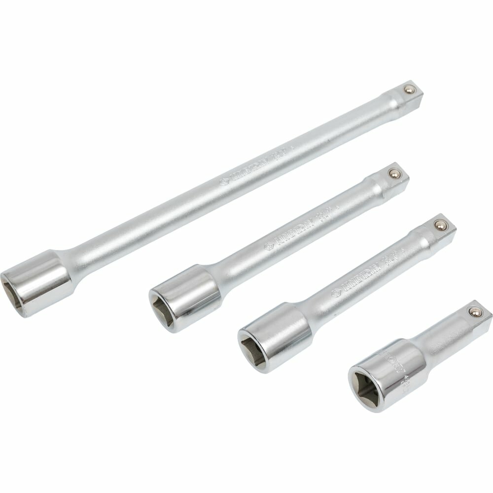 Набор удлинителей 1/2", 75, 125, 150, 250мм, 4шт KING TONY 4104PR