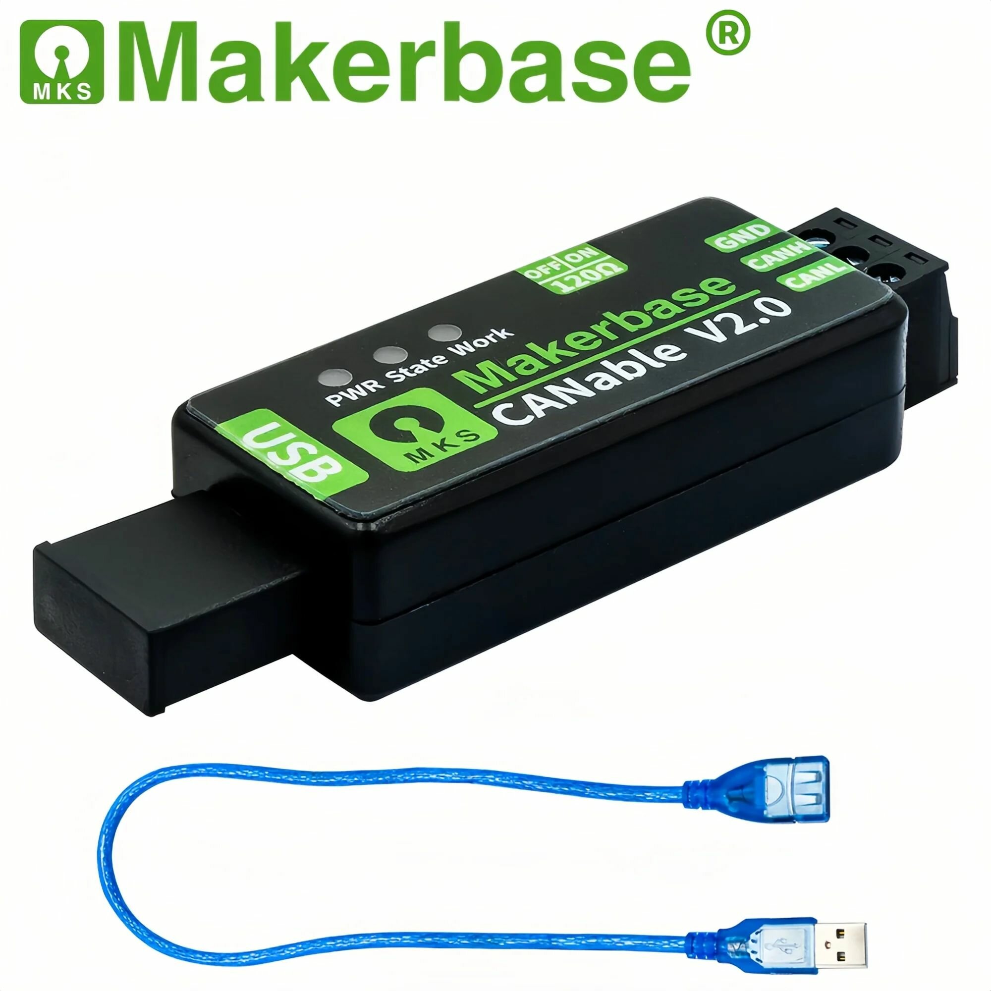 Кабель USB LIXIU MKS CANable 2.0 S для 3D-принтеров