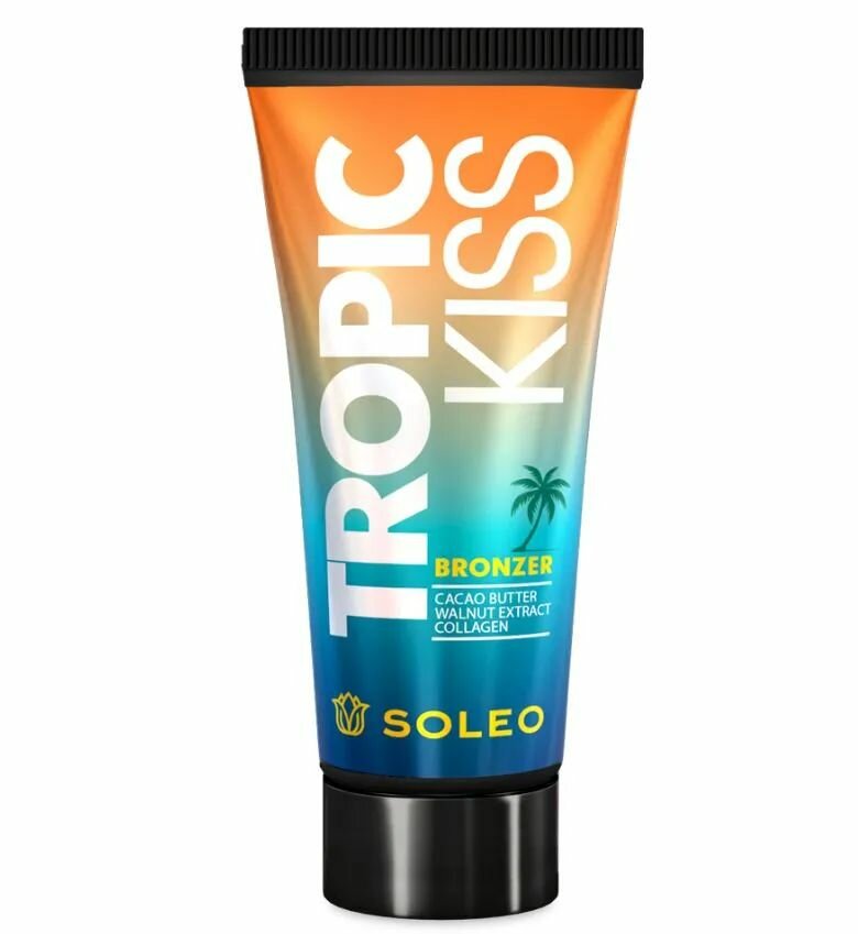 Бронзатор Soleo "Tropic Kiss" для солярия, с коллагеном, 150 мл