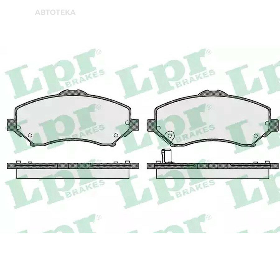 Колодки тормозные CHRYSLER VOYAGER/DODGE JOURNEY/NITRO/WRANGLER 07- передние LPR 05P1548
