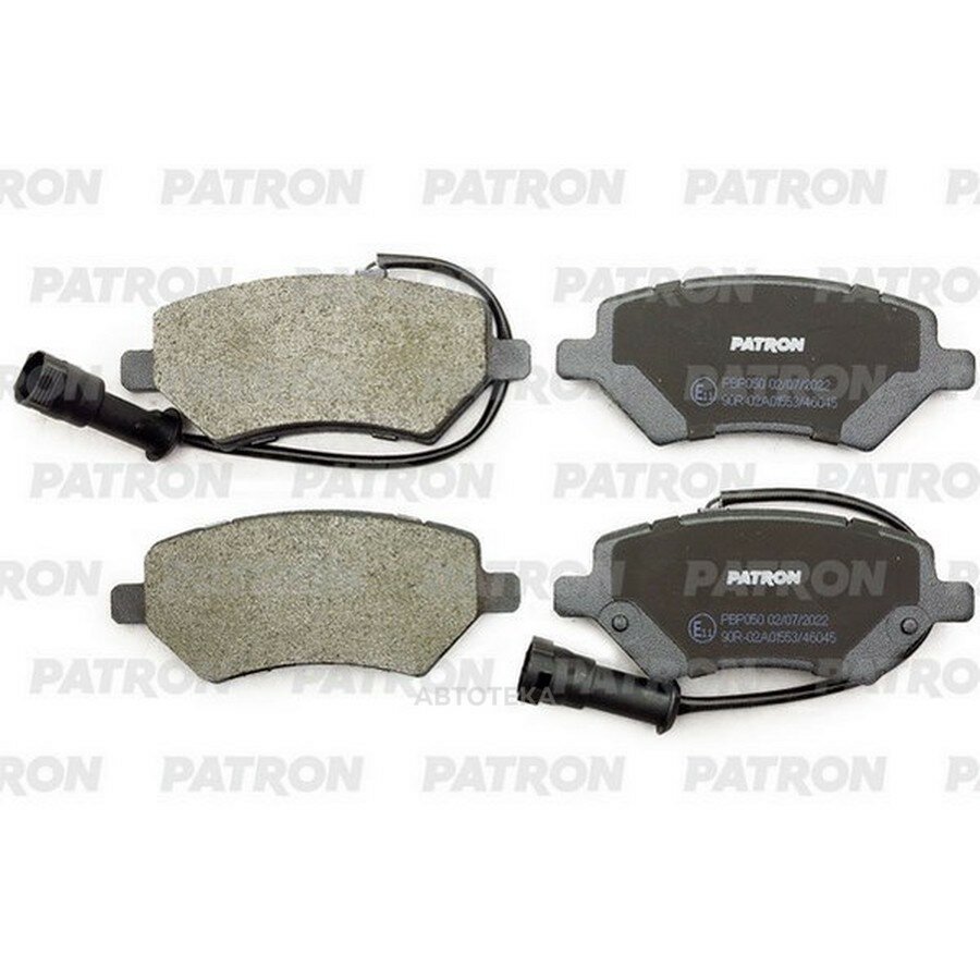 Колодки тормозные дисковые передн Chery A3 03.10- Chery M11 03.10- Chery Tiggo 07.06-03.10- Nich PATRON PBP050